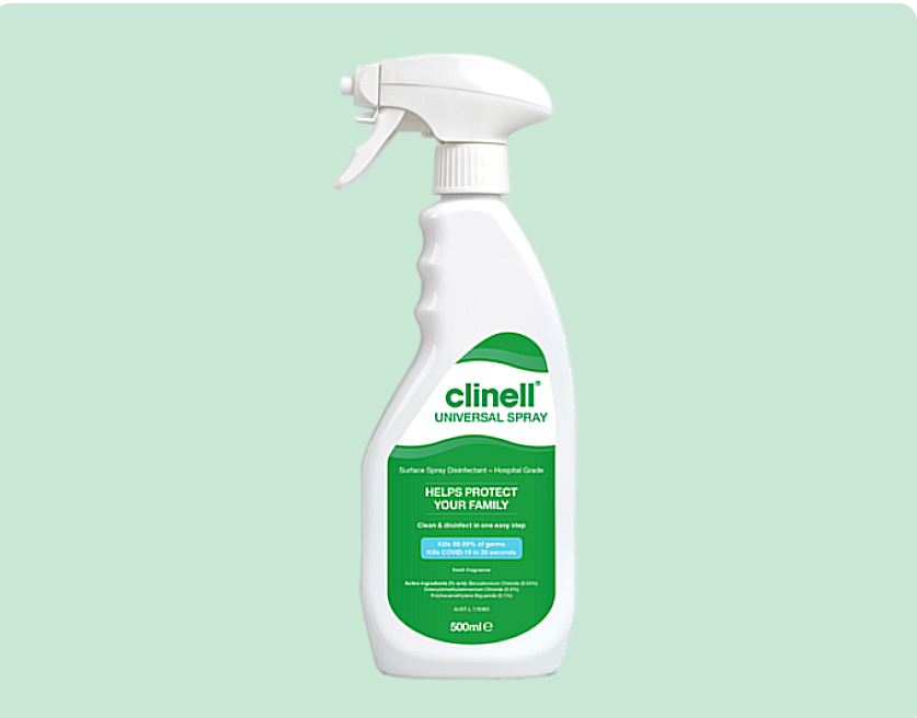 Clinell Spray Bottle (Size: 500ml ) – Hesed Med