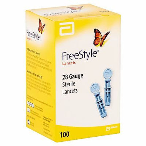 Abbott Freestyle Thin Sterile Lancets 28G, Pack of 100. GST Free ...
