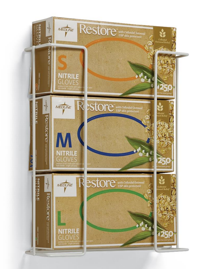 Medline Glove Holder Wire Frame and Plastic – Hesed Med