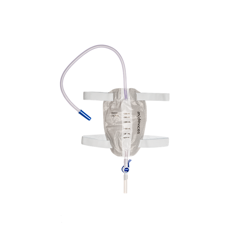 Leg Bag - Lever Tap Non-Return Valve 50cm Long Tube with Silicone Line ...